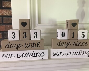 Countdown to wedding | Etsy