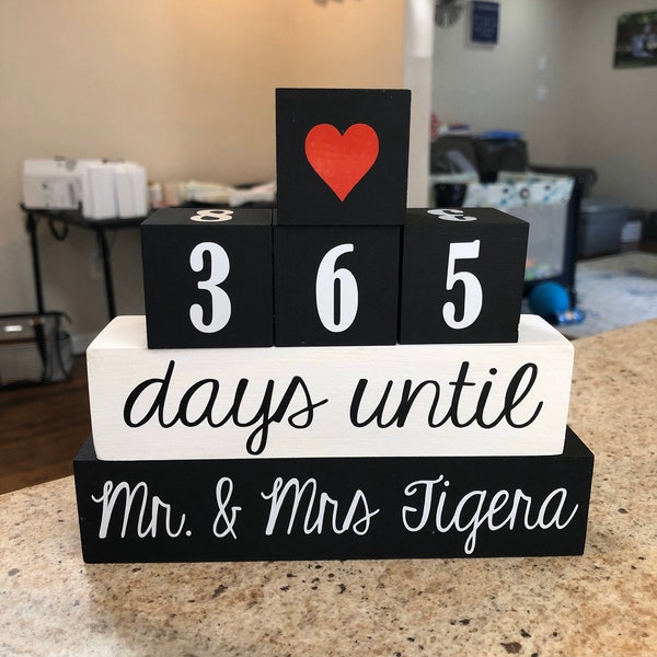 Wedding Countdown - Etsy