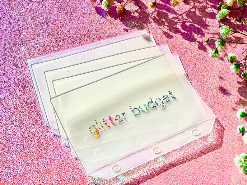 A7 Mini Glitter Budget Binder - Etsy