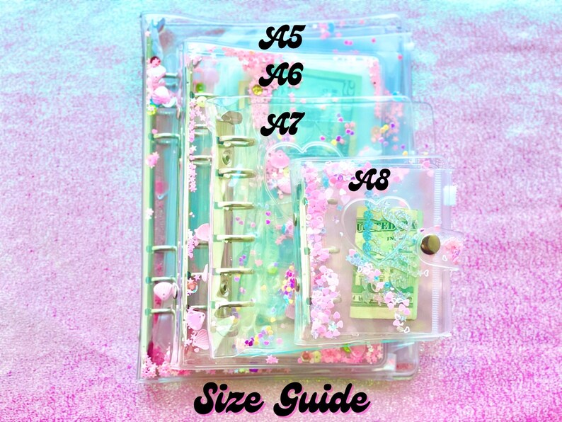 A6 Budget Binder Clear A6 Cash Envelopes A6 Budget Binders - Etsy