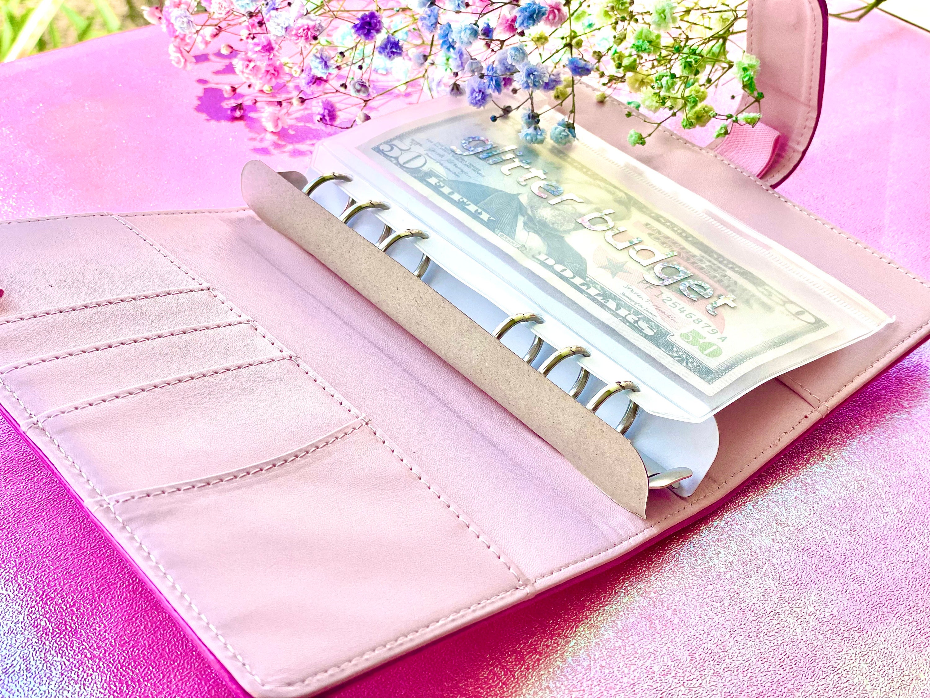 A6 Budget Binder Hot Pink Holographic A6 Budget Planner A6 Binder ...