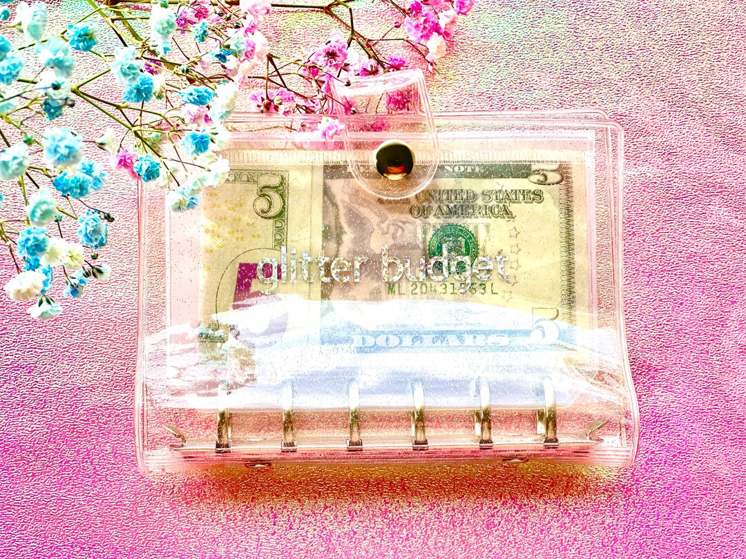 A-7 Budget Binder Pink Glitter Budget Binder - Etsy