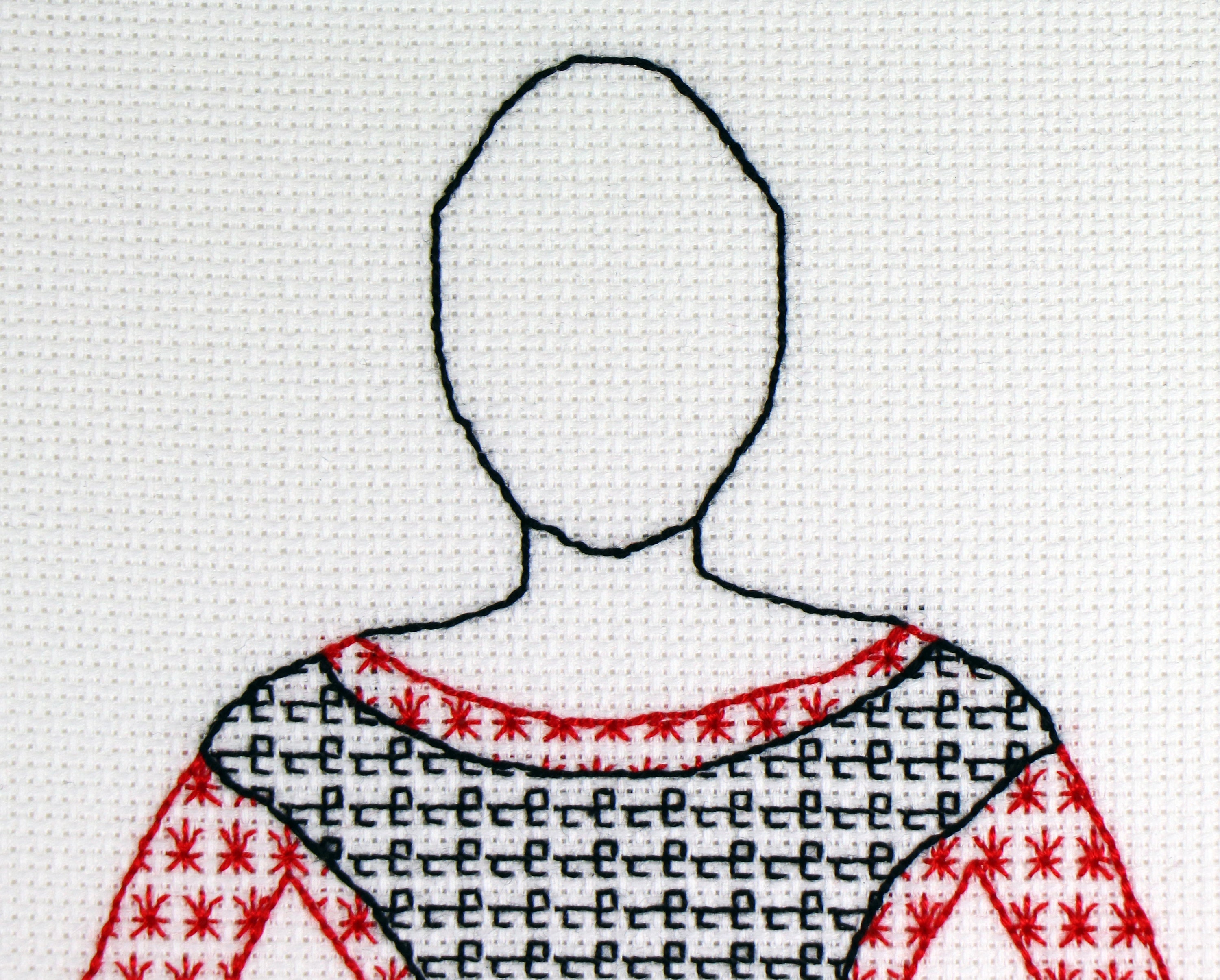 Medieval Dress Blackwork Pattern instant Download PDF Design - Etsy