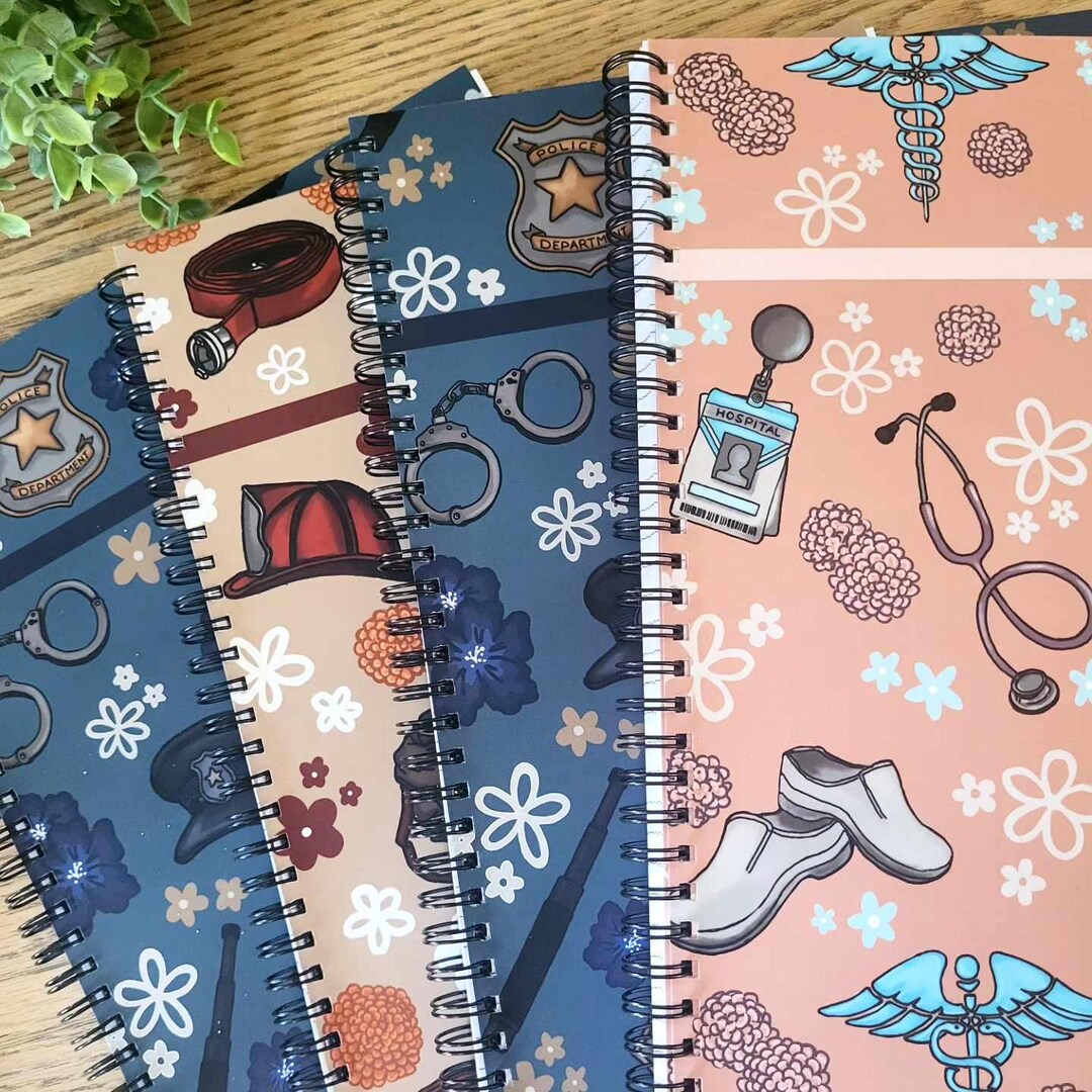 First Responder Spiral Notebook Fire, Police, Paramedic, 911 Dispatch ...