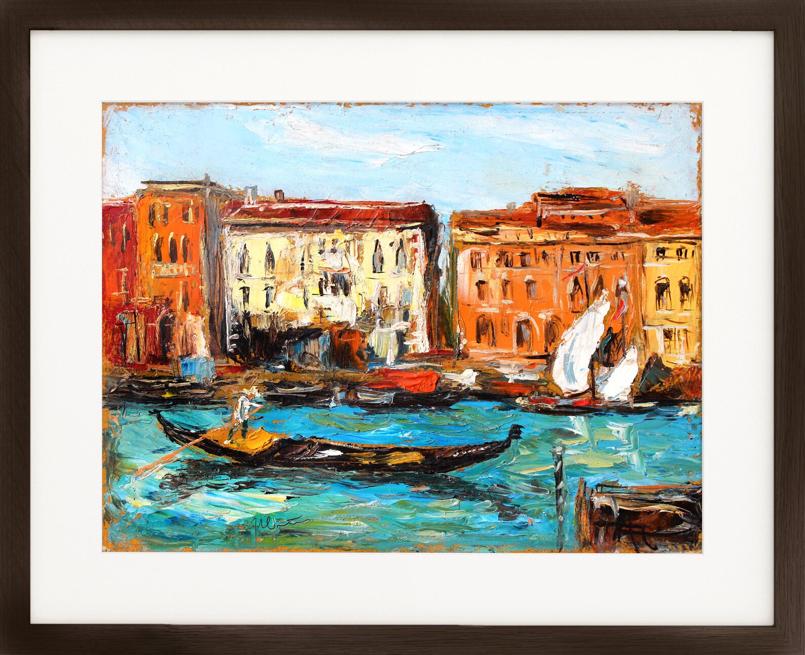 Venice Wall Art, Venice Print, Canvas Print, Gondola Wall Art, Italy ...