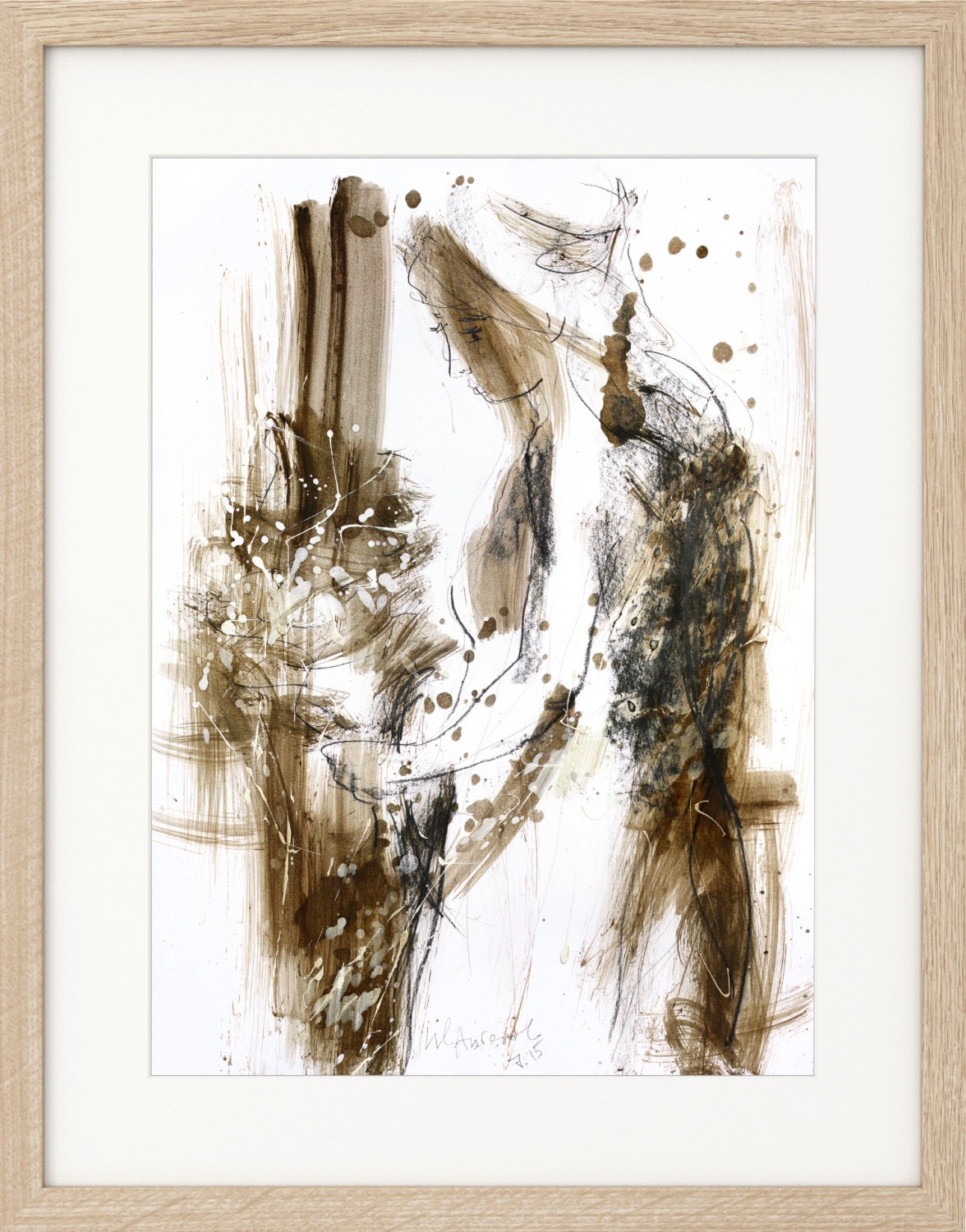 Lady Florist Painting Print Fine Art Woman Drawing Print | Etsy