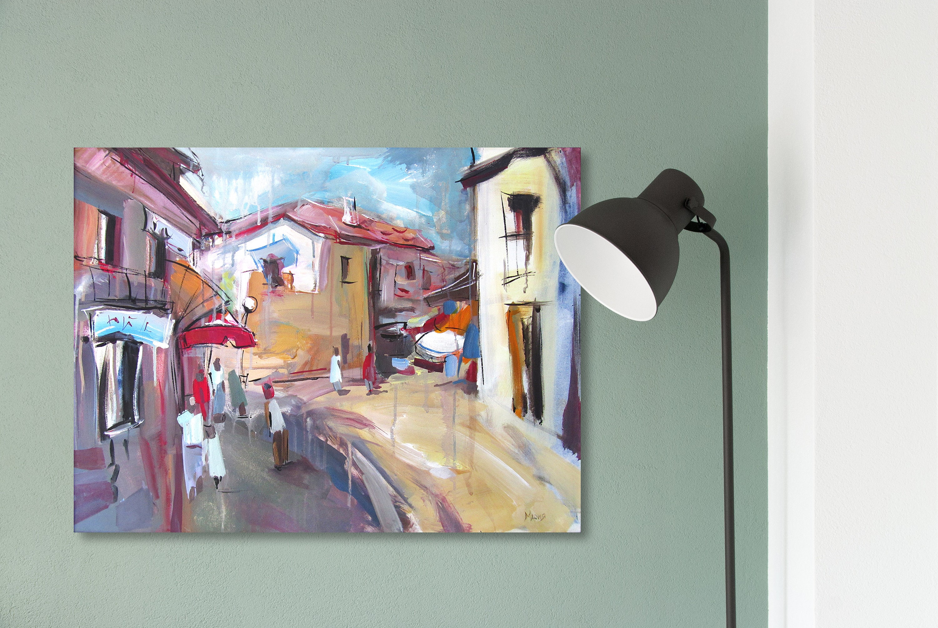 Urban Print Large Canvas Print 40 x 50 Print City Print | Etsy