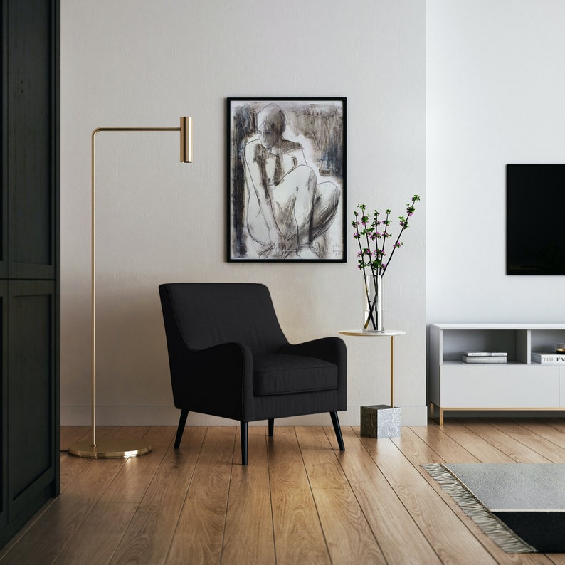 Akt Kunstdruck Frau Zeichnung Fine Art Print Kohle - Etsy.de