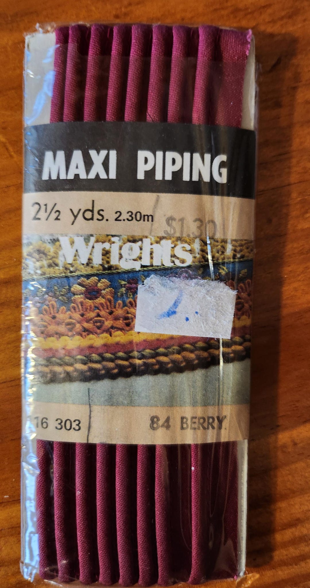 Maxi Piping Red Berry Color 2 1/2 Yards Wrights - Etsy