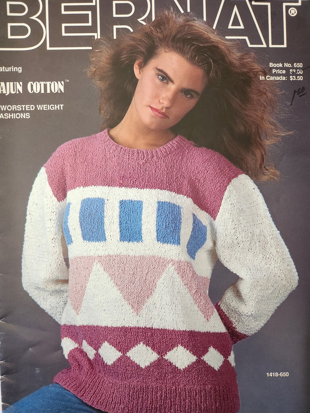 Bernat Sweater Three Knitting Patterns See Photo for Projects - Etsy