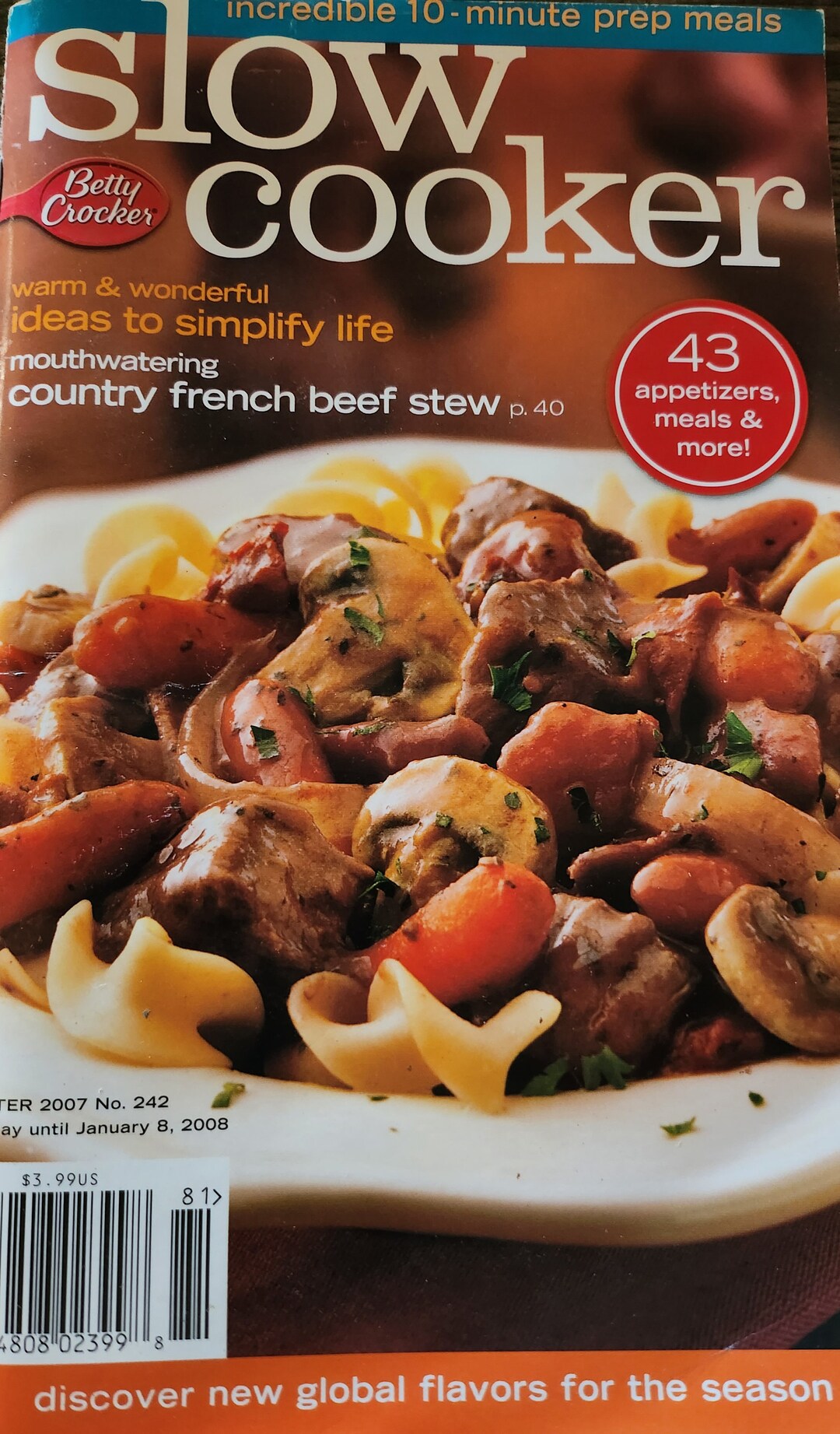 Betty Crocker Slow Cooker 43 Appetizers and Meal Recipes - Etsy