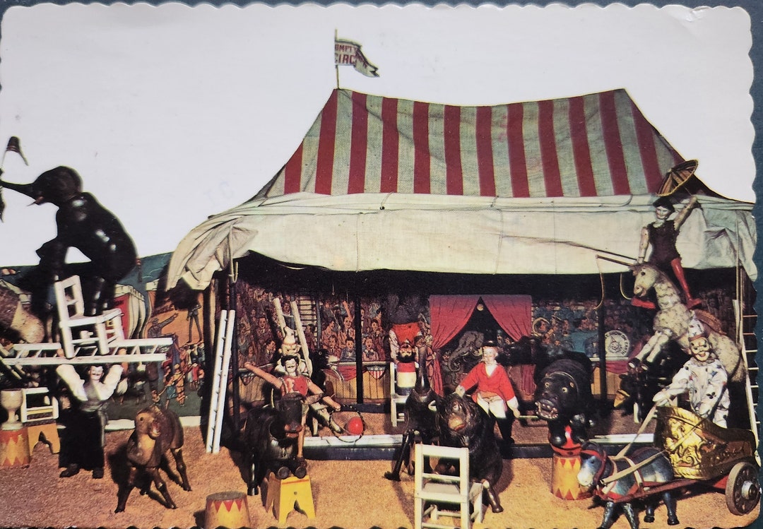 Schoenhut Humpty Dumpty Circus Circa 1904 Used Postcard Toy Museum of ...