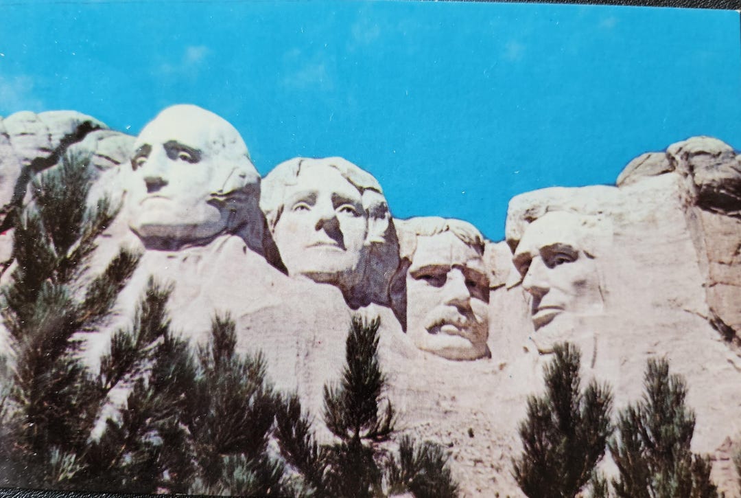 Mount Rushmore, South Dakota Black Hills Real Photo Unused 1960s - Etsy