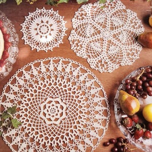 Antique Doilies Patterns Eight Designs to Crochet - Etsy