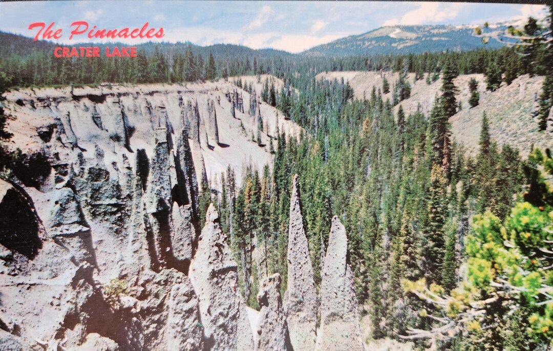Oregon Pinnacles Crater Lake Real Photo Postcard Unused - Etsy