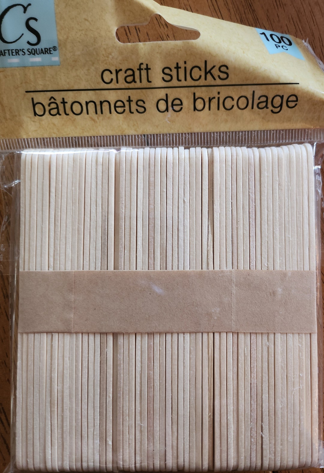 Wooden Craft Sticks 100 Total Craft Supply Ornament Dolls Unused - Etsy