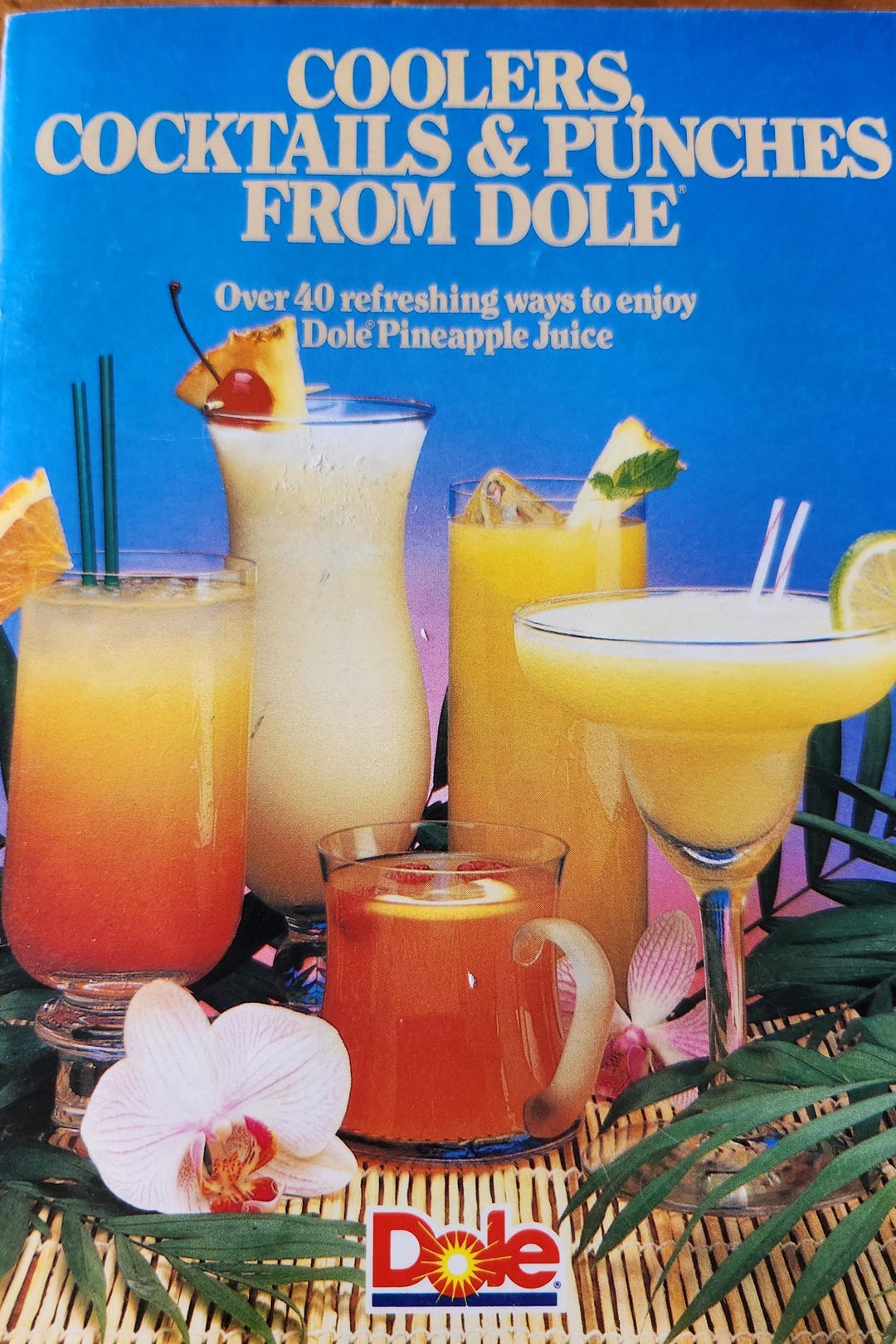 Dole Coolers Cocktail and Punches Recipe Pamphlet Trade Wind Coolers ...