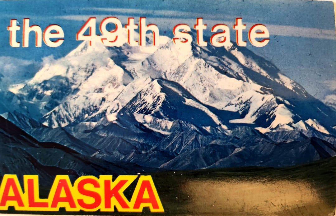 Alaska 49th State Real Photo Postcard Unused - Etsy