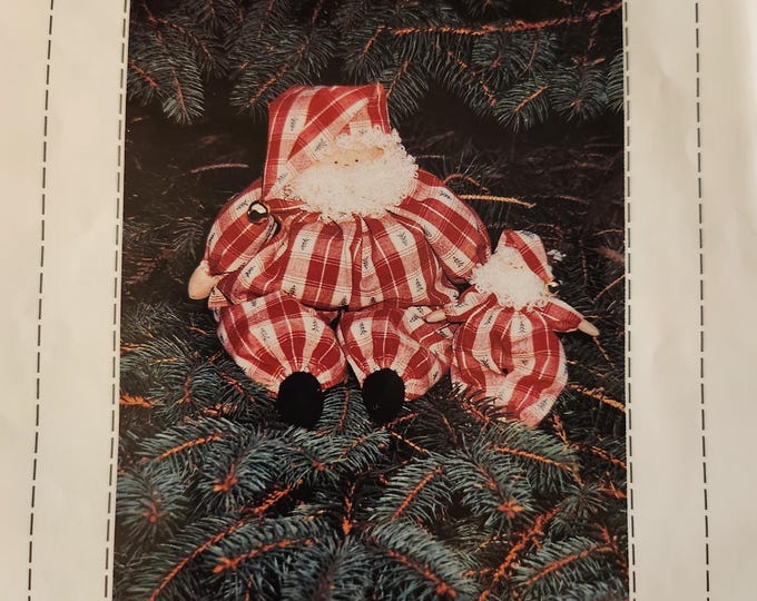 Santa Sewing Pattern 6 or 12 Inch - Etsy
