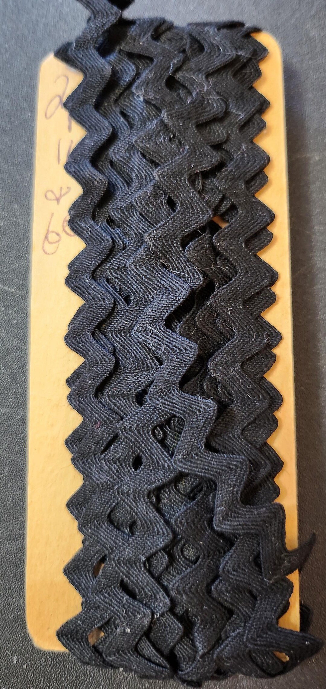 Black Rick Rack Two Pieces (110) and (60) Inch - Etsy