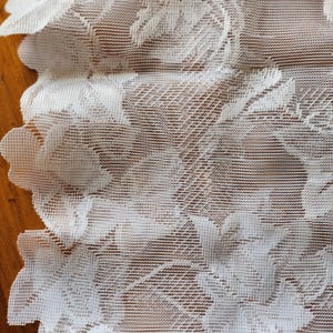 White Lace Rose Pattern Strips for Crafts Cardmaking Junk Journals 11 ...