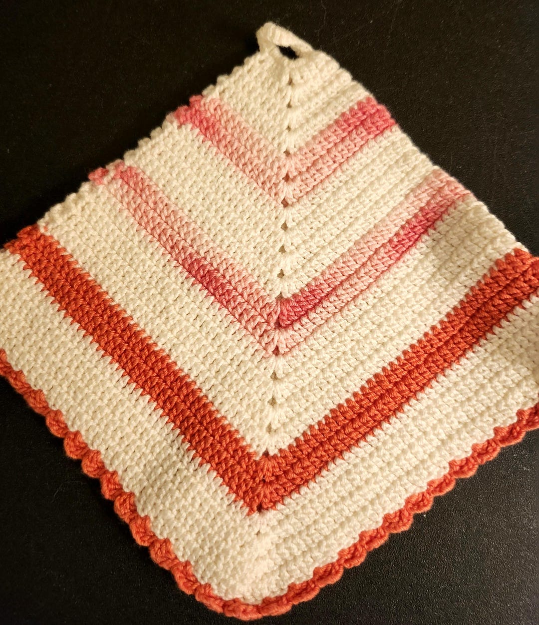 Hot Pad Shades of Pink Handmade 6 Inch - Etsy