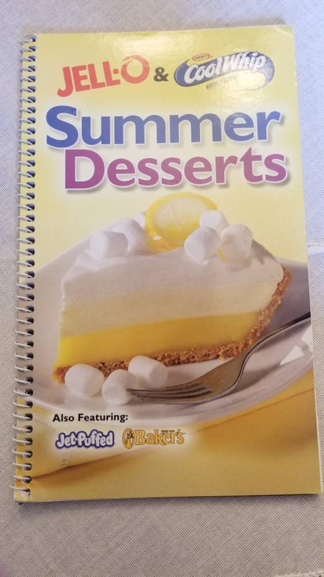 Jello and Cool Whip Spiralbound Recipe Book Summer Deserts See Photos ...