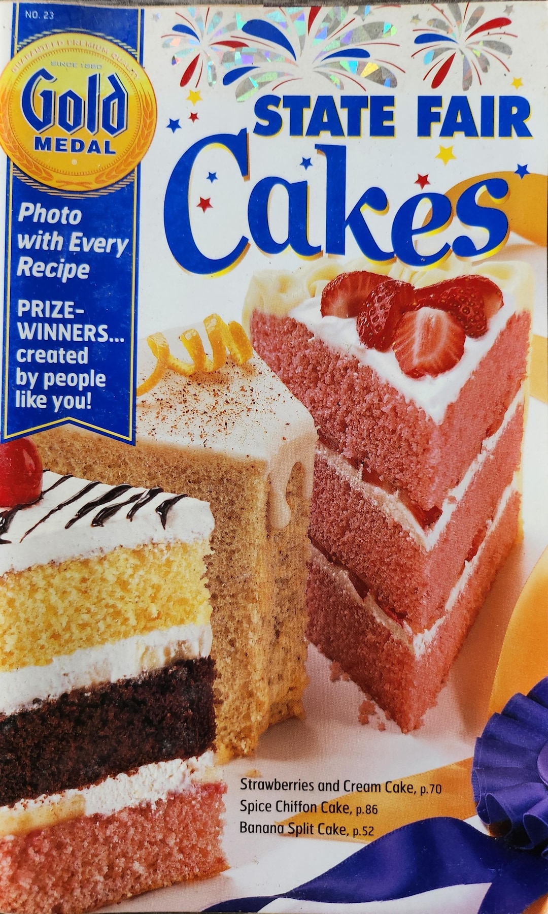 Gold Medal Winning State Fair Cakes See Photo for Recipe Index 1999 - Etsy