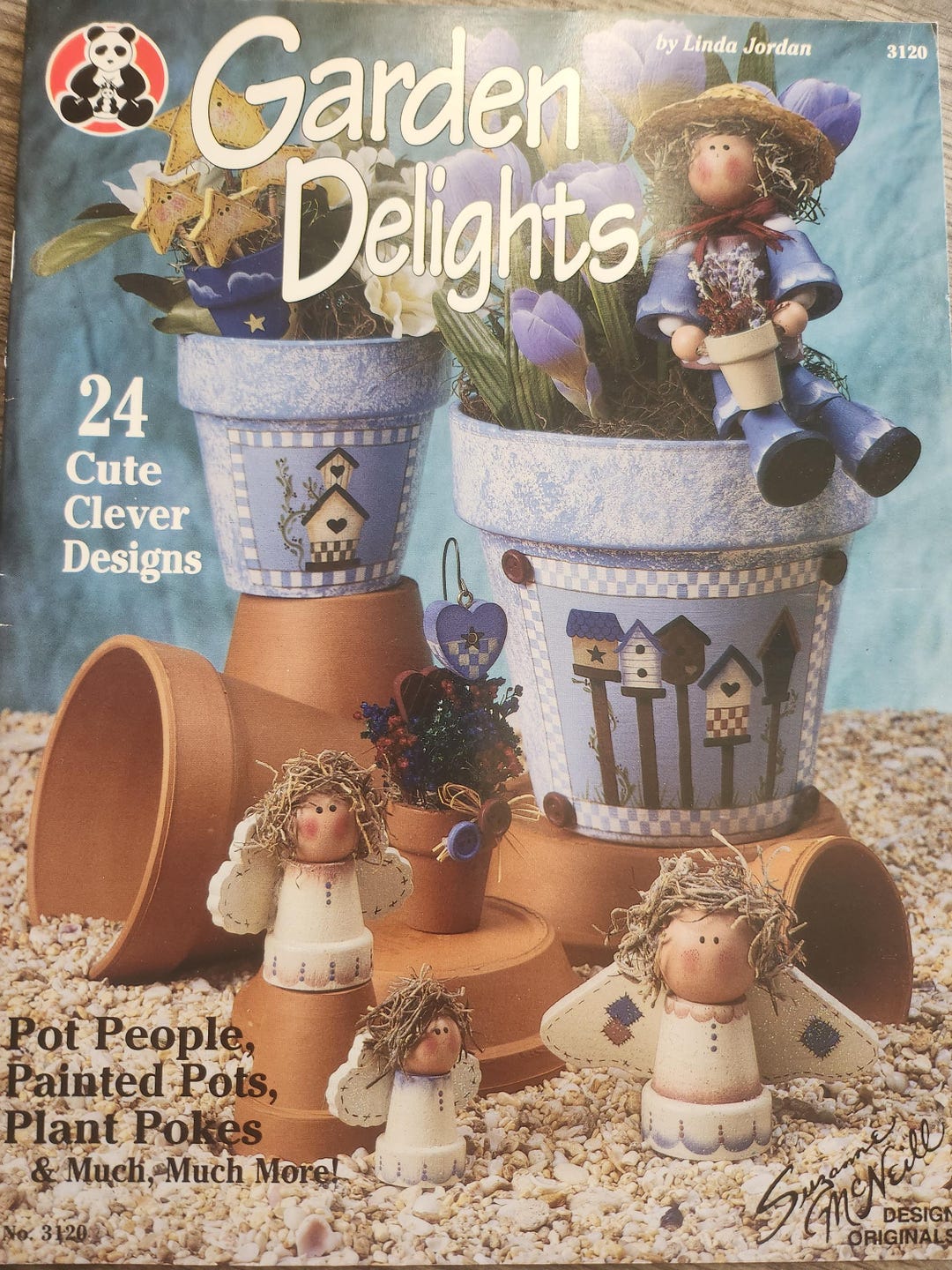Garden Clay Pot Painting Patterns: Pot People, Painted Pots, Plant ...
