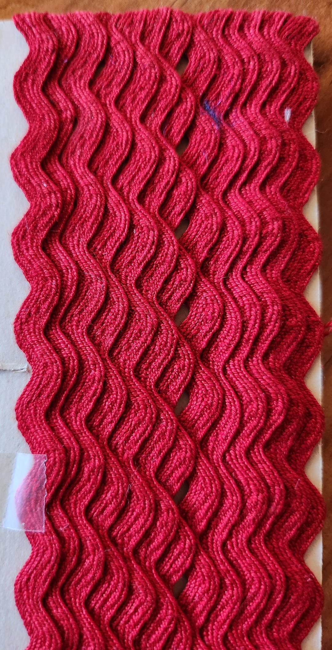 Bright Red Rick Rack 125 Inches by 1/4 Inches - Etsy