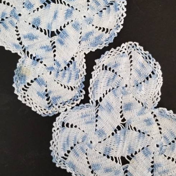 Blue Doilies - Etsy
