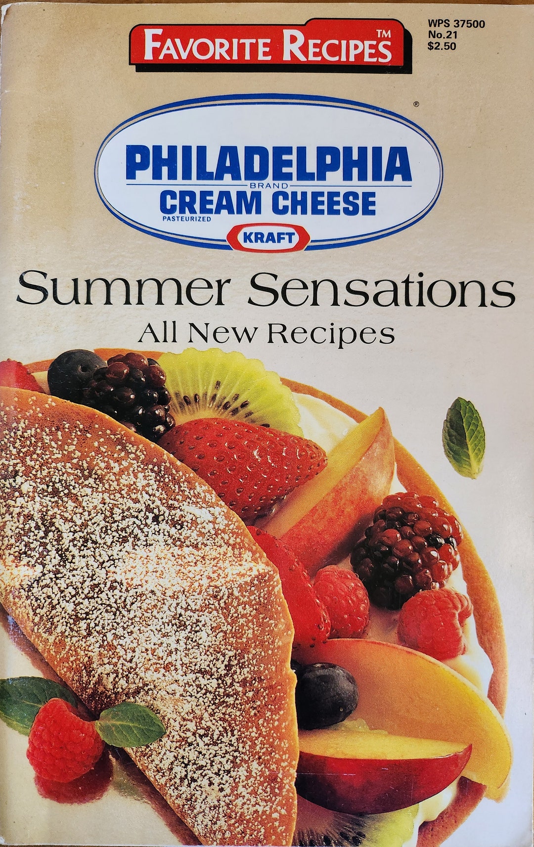Philadelphia Cream Cheese Recipe Book Soft Cover Appetizers, Entrees ...
