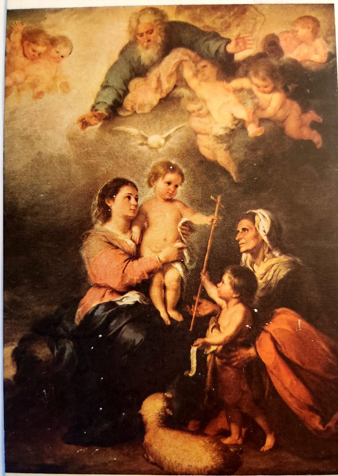 Bartholomew Esteban Murillo Postcard Unused the Holy Family - Etsy