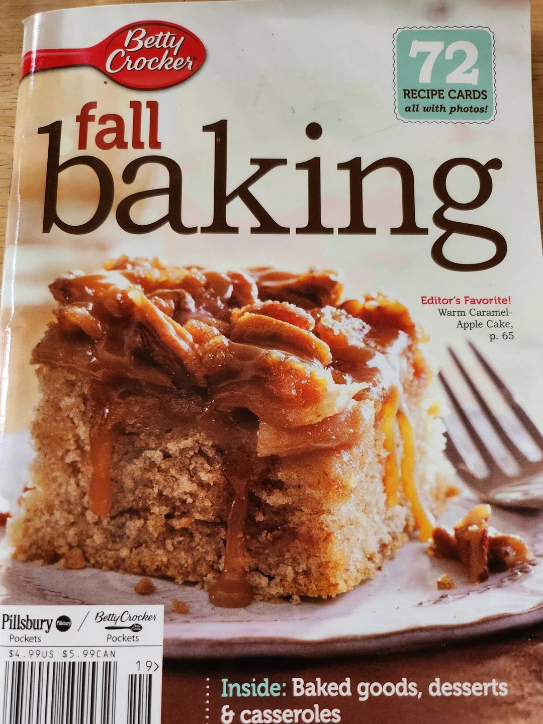 Betty Crocker Fall Baking Color Photos Recipe Pamphlet Cookies Bars ...