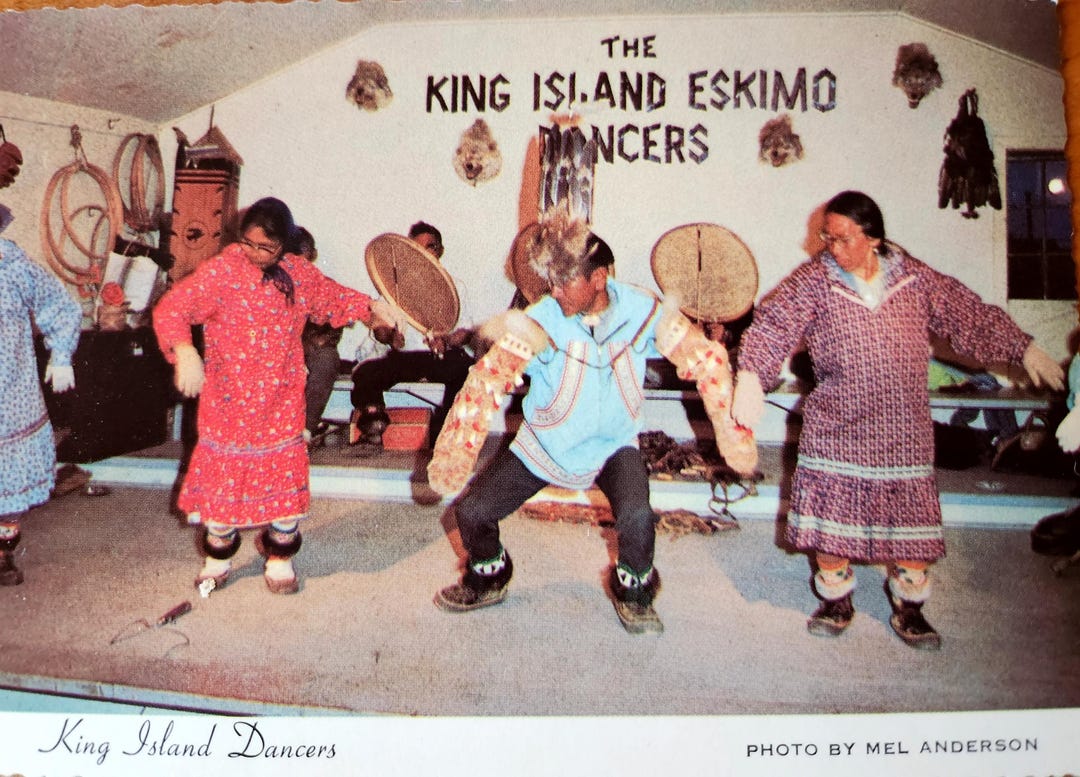 King Island Eskimo Dancers Real Photo Postcard Unused - Etsy