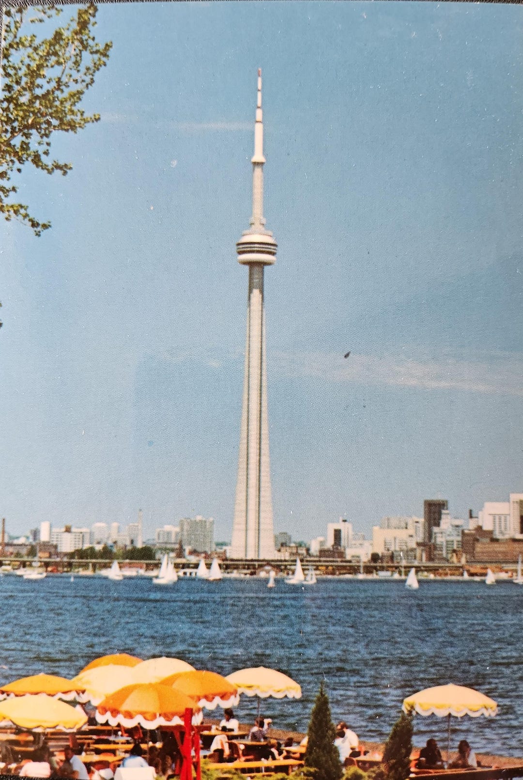 CN Tower Toronto, Canada 1960's Real Photo Postcard Unused - Etsy