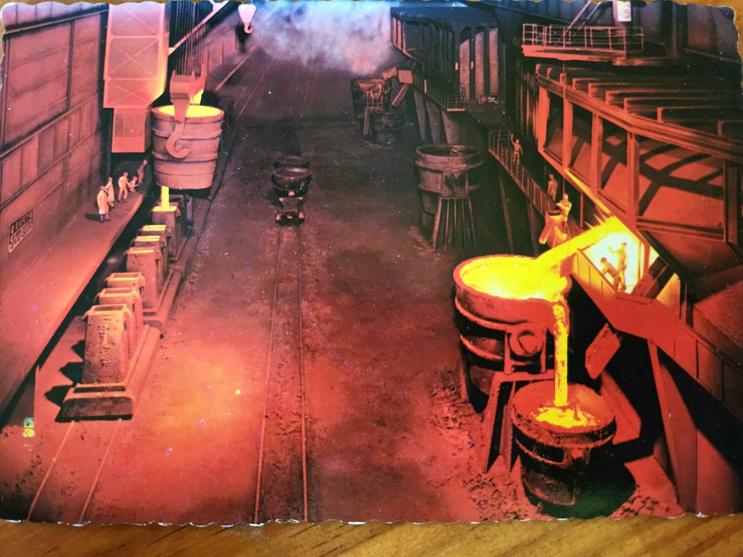 Chicago Museum of Science and Industry: Steel Showcase Real Photo ...