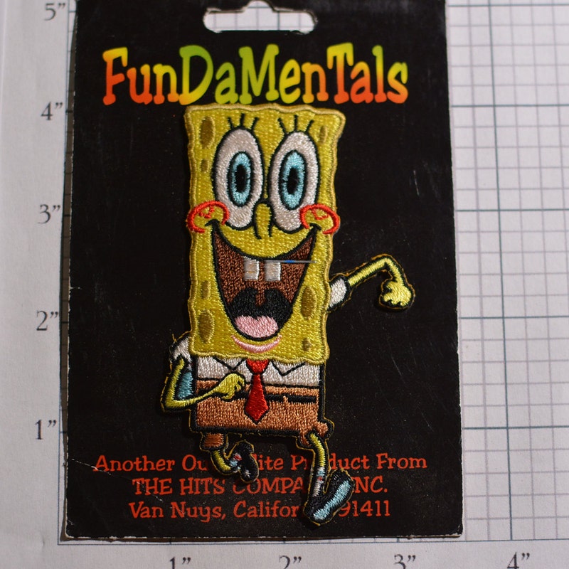Spongebob Patch - Etsy
