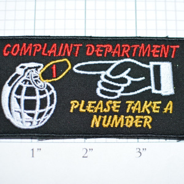 Complaint Department Grenade - Etsy