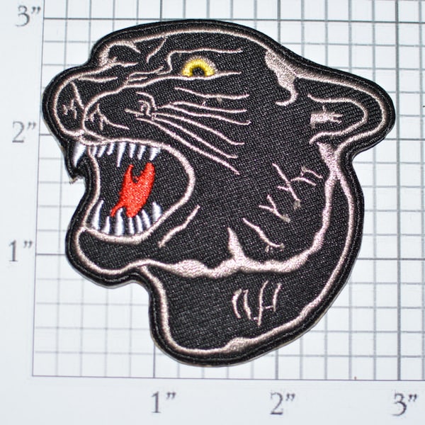Iron on Patch for Hat Panther - Etsy