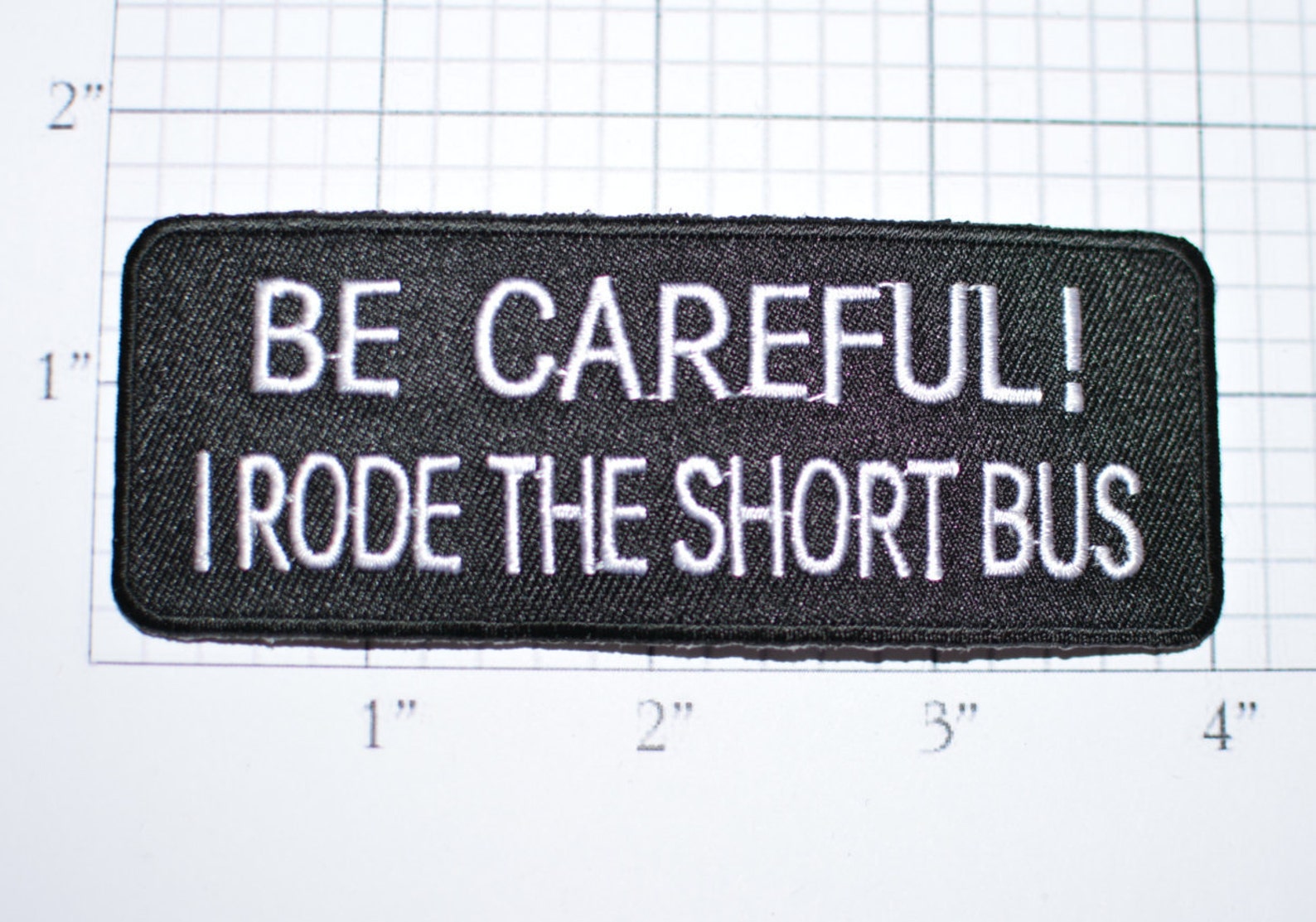 Be Careful I Rode Short Bus Funny Patch Iron-on Patch | Etsy
