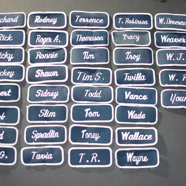 Mechanic Name Patch - Etsy Canada