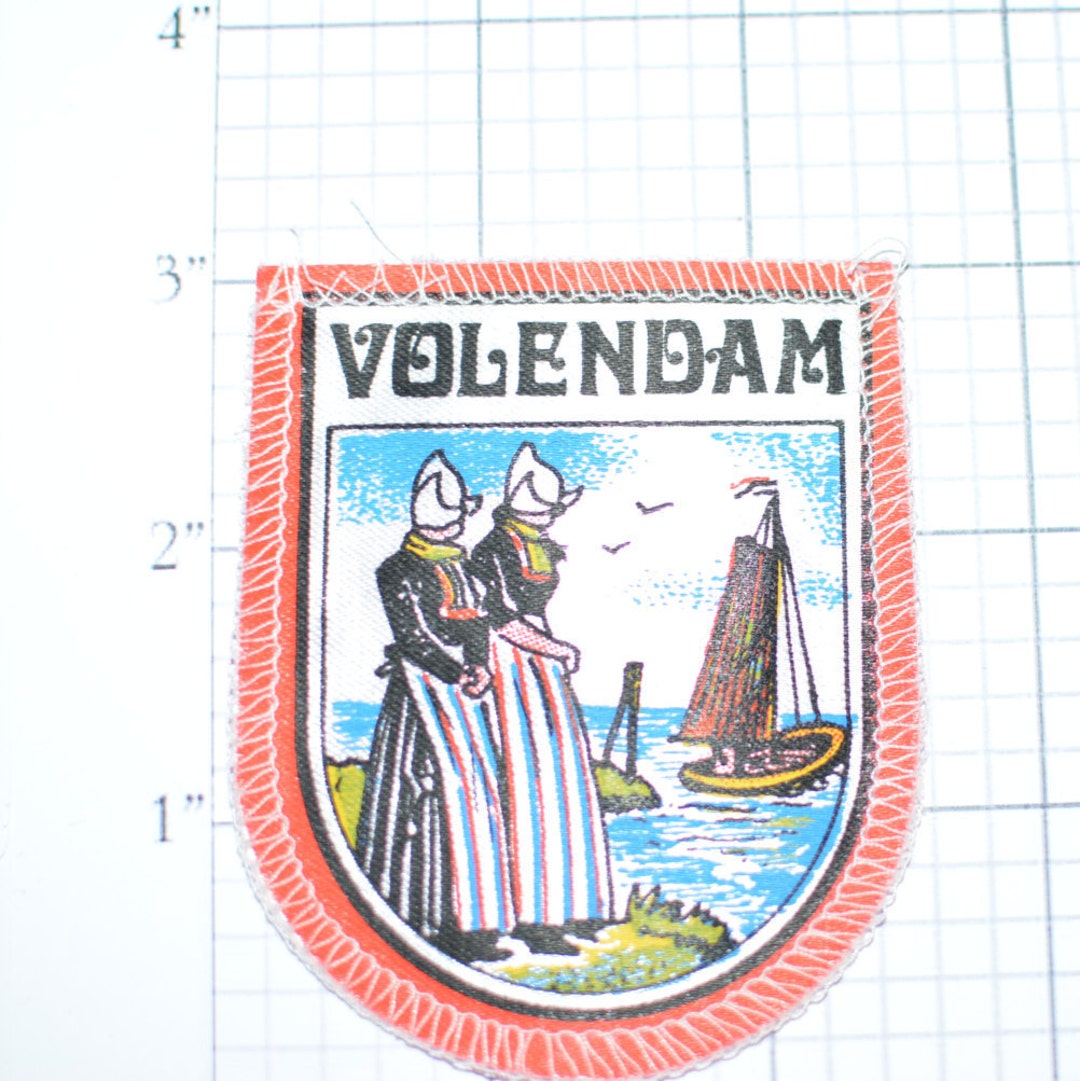 Volendam Netherlands Beautiful RARE Sew-on Vintage Patch Nederland ...