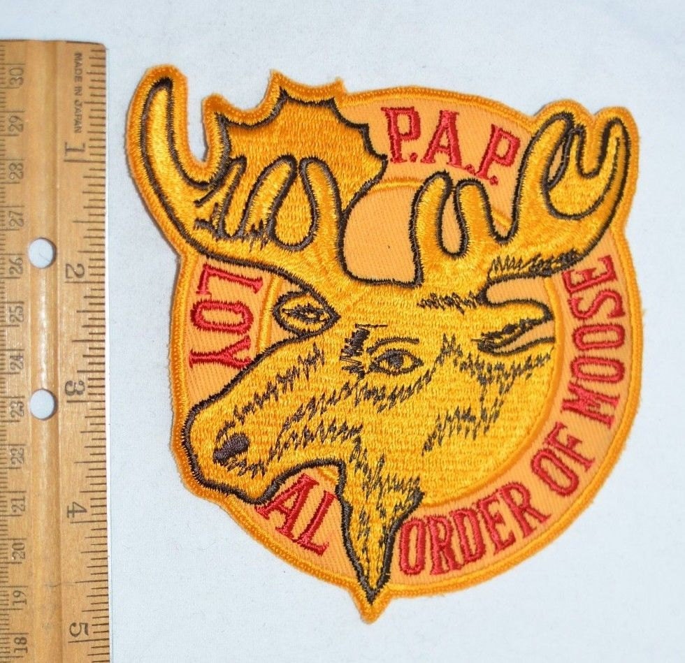 Loyal Order of Moose Vintage Embroidered Sew-on Patch large | Etsy