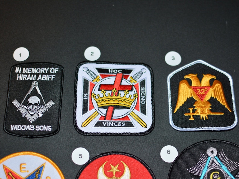 Masonic Iron-on Patch Embroidered Patch Freemasonry Patch Mason Patch ...