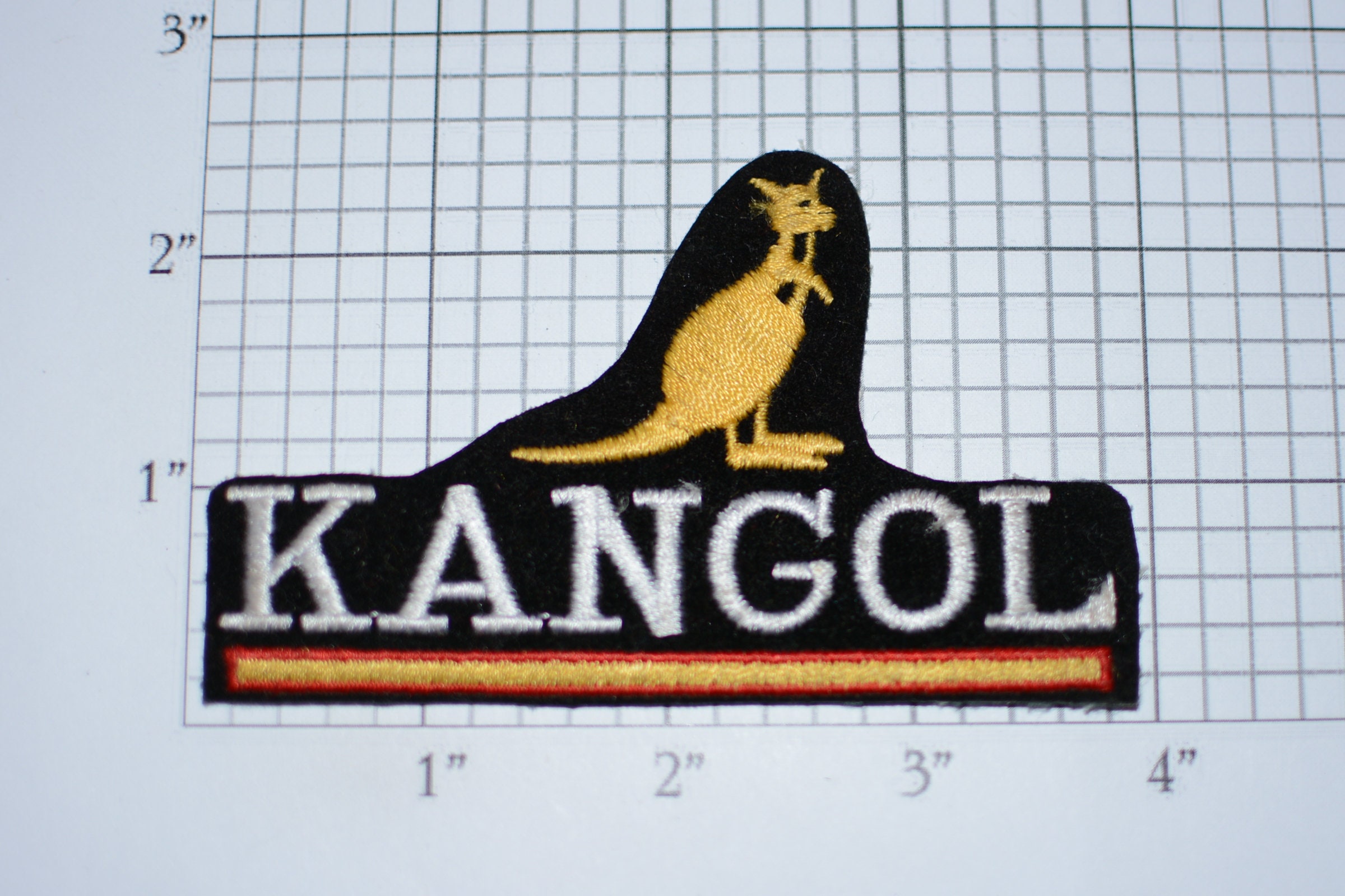 Kangol Iron-On Authentic Vintage Embroidered Clothing Patch Clothes ...