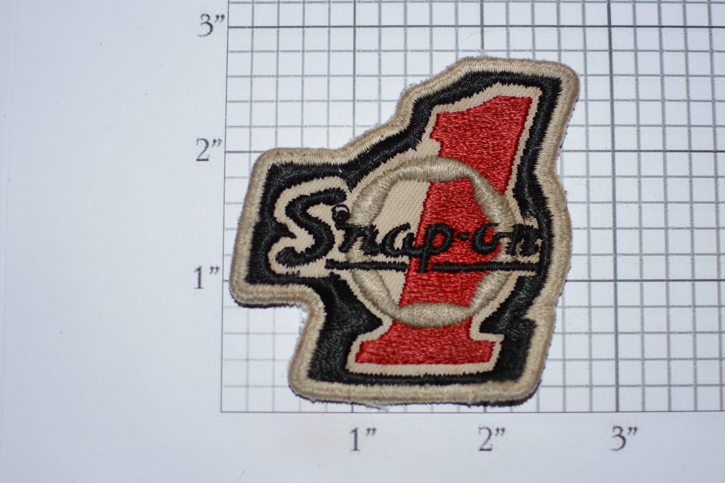 Snap On Tools Vintage Embroidered Clothing Patch (Dirty / Worn ...