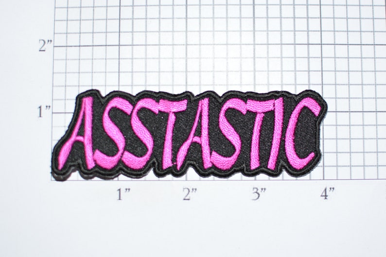 Asstastic Iron-on Embroidered Clothing Patch for Shirt Jacket - Etsy