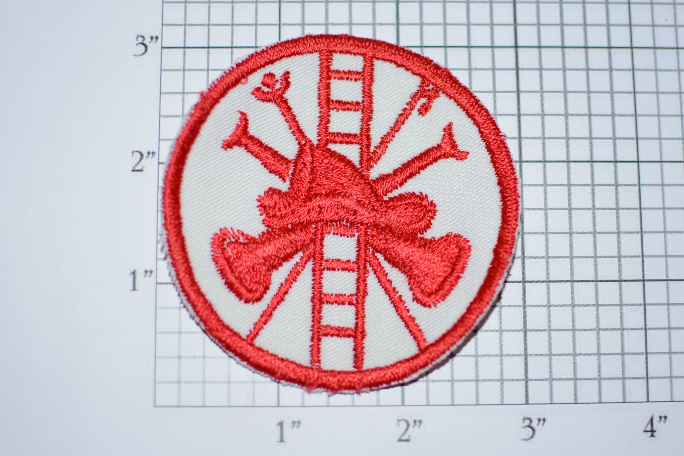 Generic Fireman Logo Emblem Sew-on Vintage Embroidered Clothing Patch ...