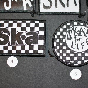 SKA 2 Tone SUBLIME Licensed Vintage Patches, Reggae, Rocksteady Punk ...